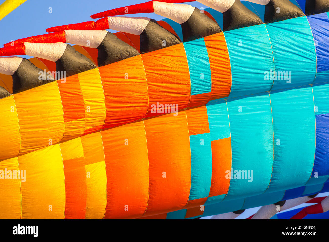 Abstract elements of flying kite for background Stock Photo - Alamy