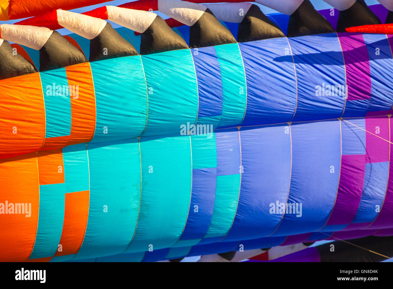 Abstract elements of flying kite for background Stock Photo - Alamy