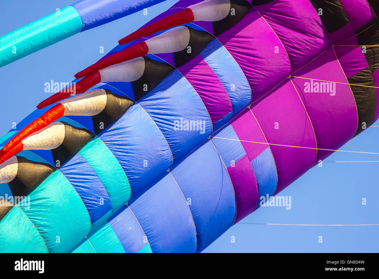 Abstract elements of flying kite for background Stock Photo - Alamy