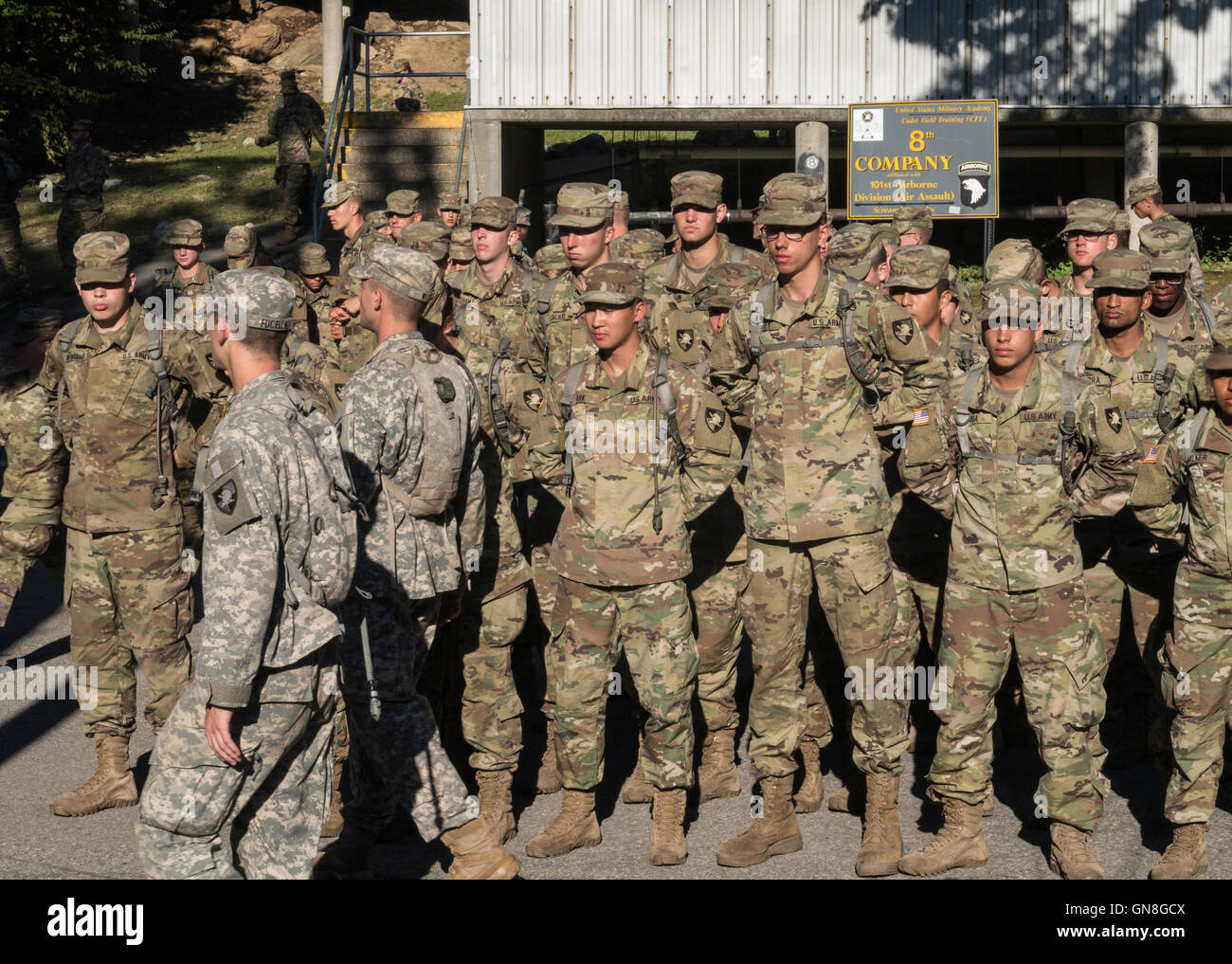 Cadet Formation at Camp Buckner, United States Military Academy, West ...