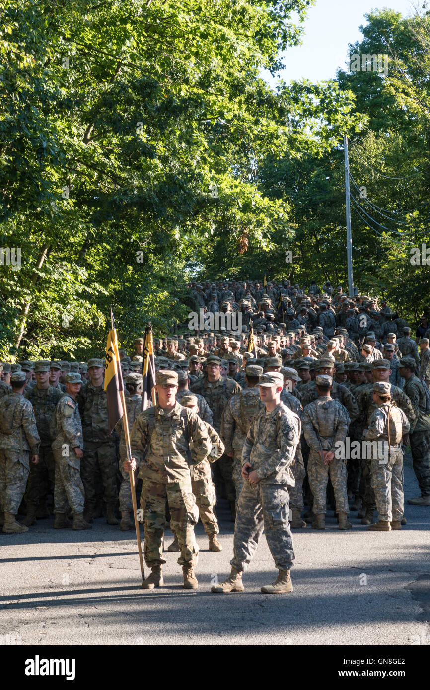 Cadet Formation at Camp Buckner, United States Military Academy, West ...