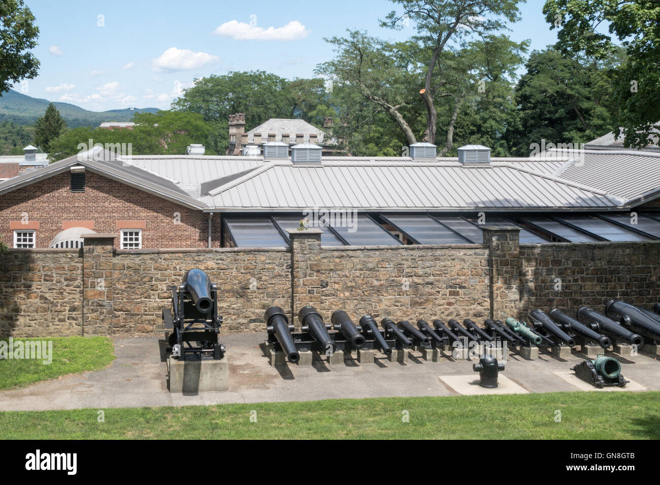 Cannons on Trophy Point, USMA, West Point, NY Stock Photo - Alamy
