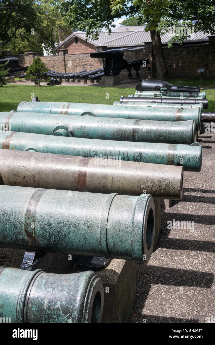 Cannons on Trophy Point, USMA, West Point, NY Stock Photo - Alamy