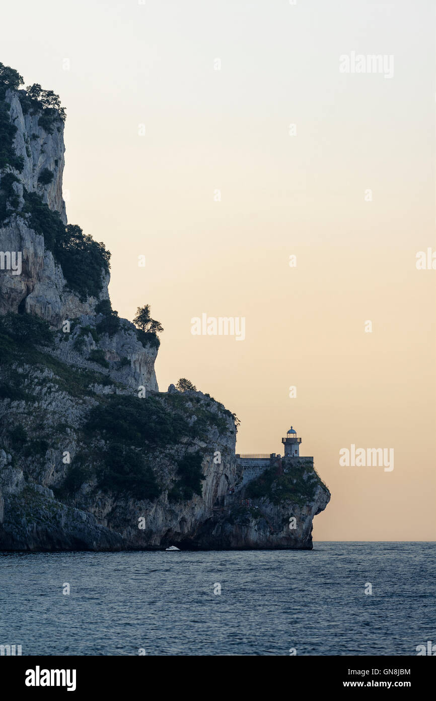 Seven hundred steps to the lighthouse horse from Mount Buciero.en the ...