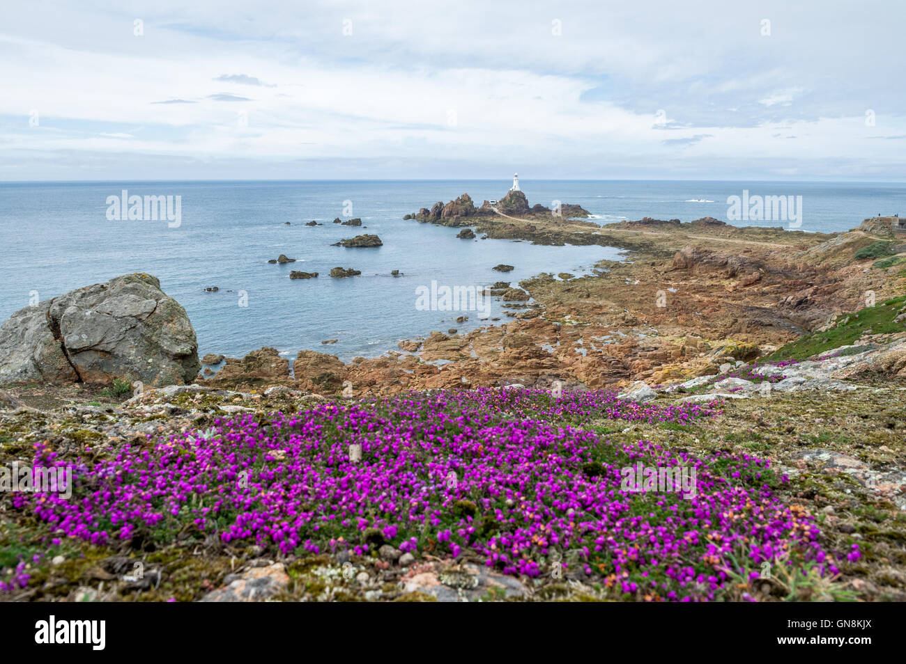 Corbiere lighthouse causeway hi-res stock photography and images - Alamy