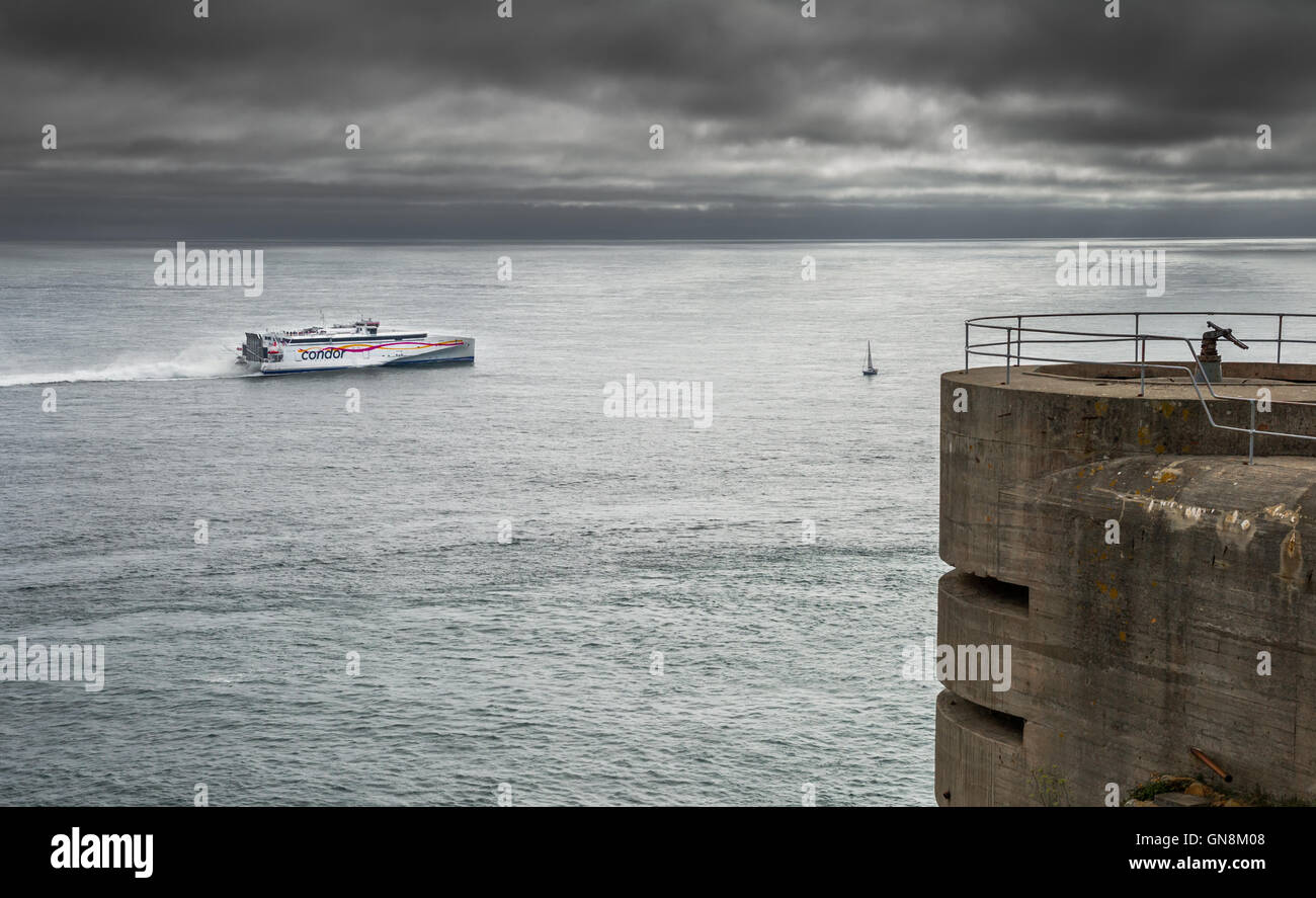 Condor's catamaran ferry the HSC Condor Liberation sails by the German ...