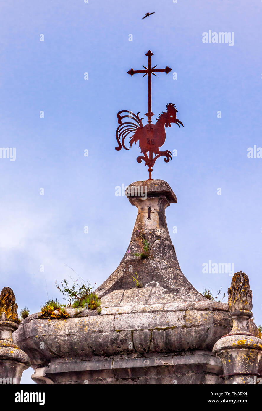Rooster Tower Igreja do Carmo Convent Church Medieval City Coimbra ...