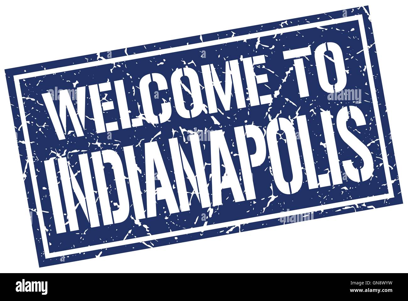 welcome to Indianapolis stamp Stock Vector Image & Art - Alamy