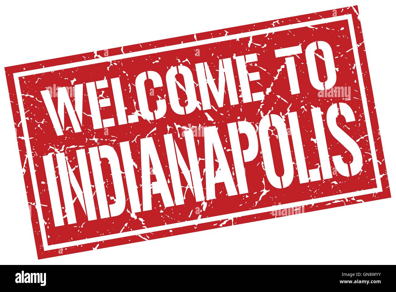 welcome to Indianapolis stamp Stock Vector Image & Art - Alamy