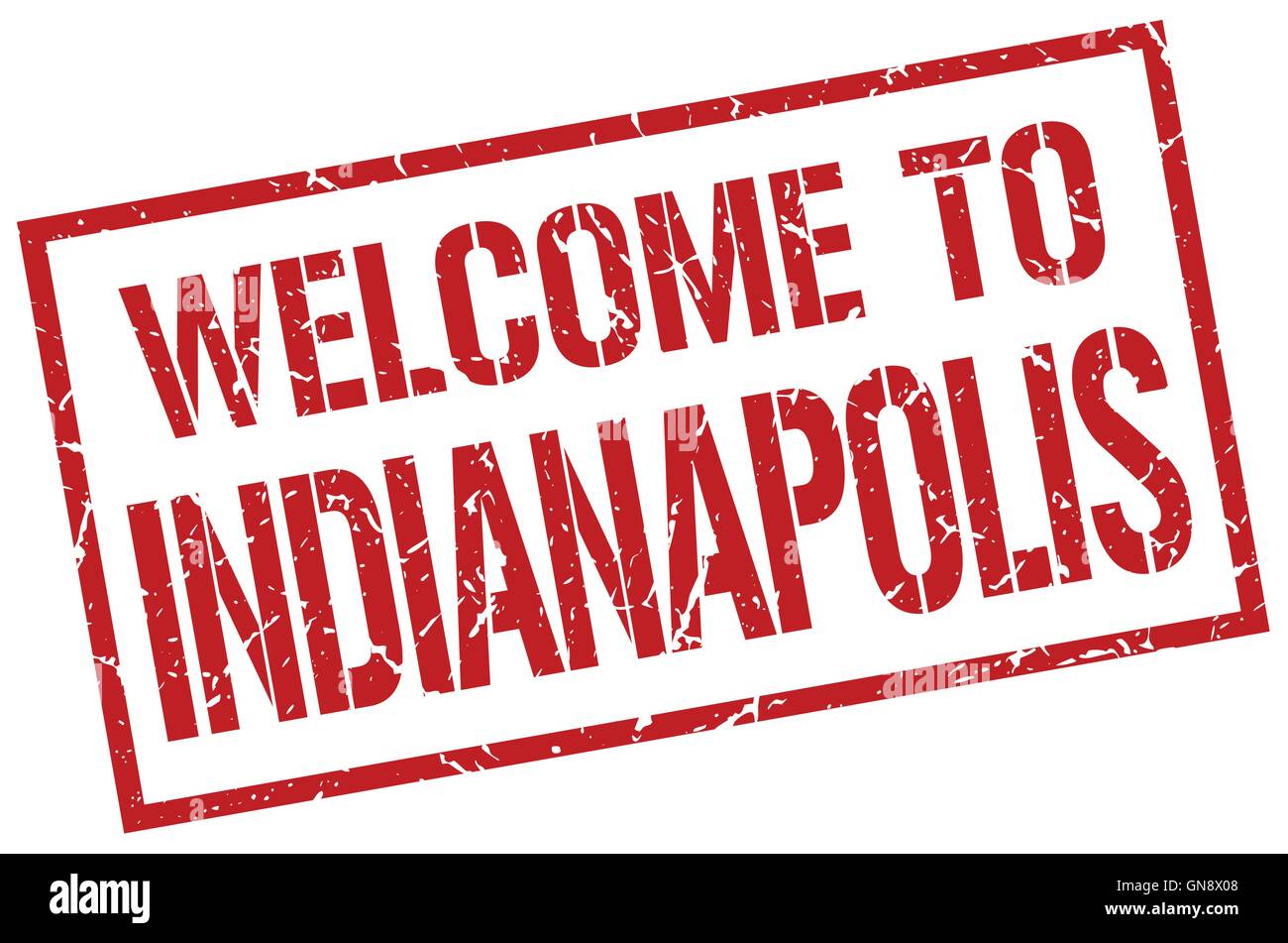 welcome to Indianapolis stamp Stock Vector Image & Art - Alamy