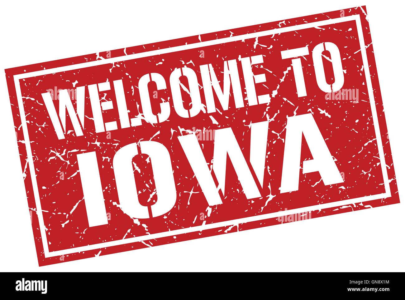 Iowa stamp Cut Out Stock Images & Pictures - Alamy