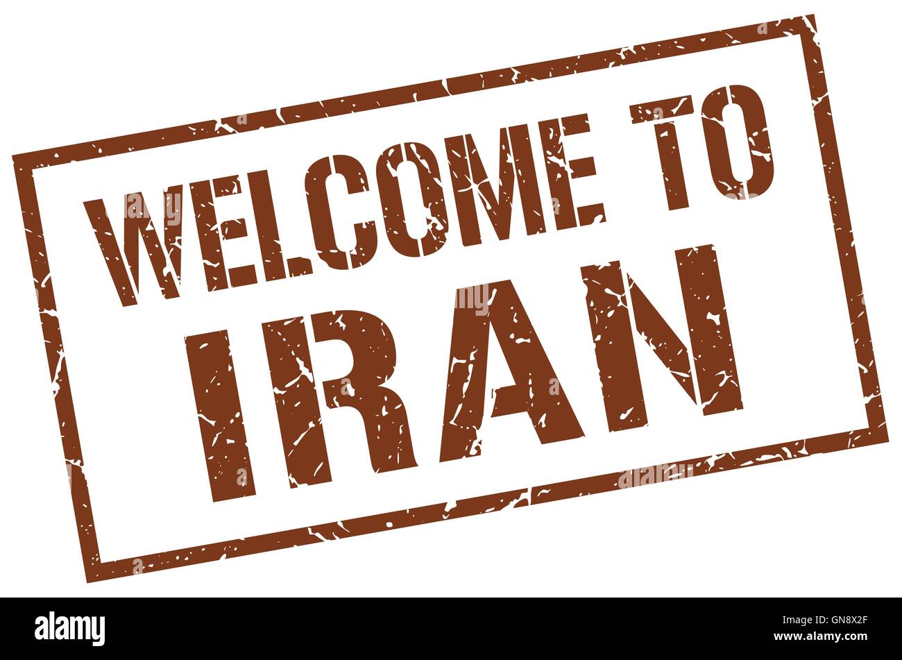 welcome to Iran stamp Stock Vector Image & Art - Alamy