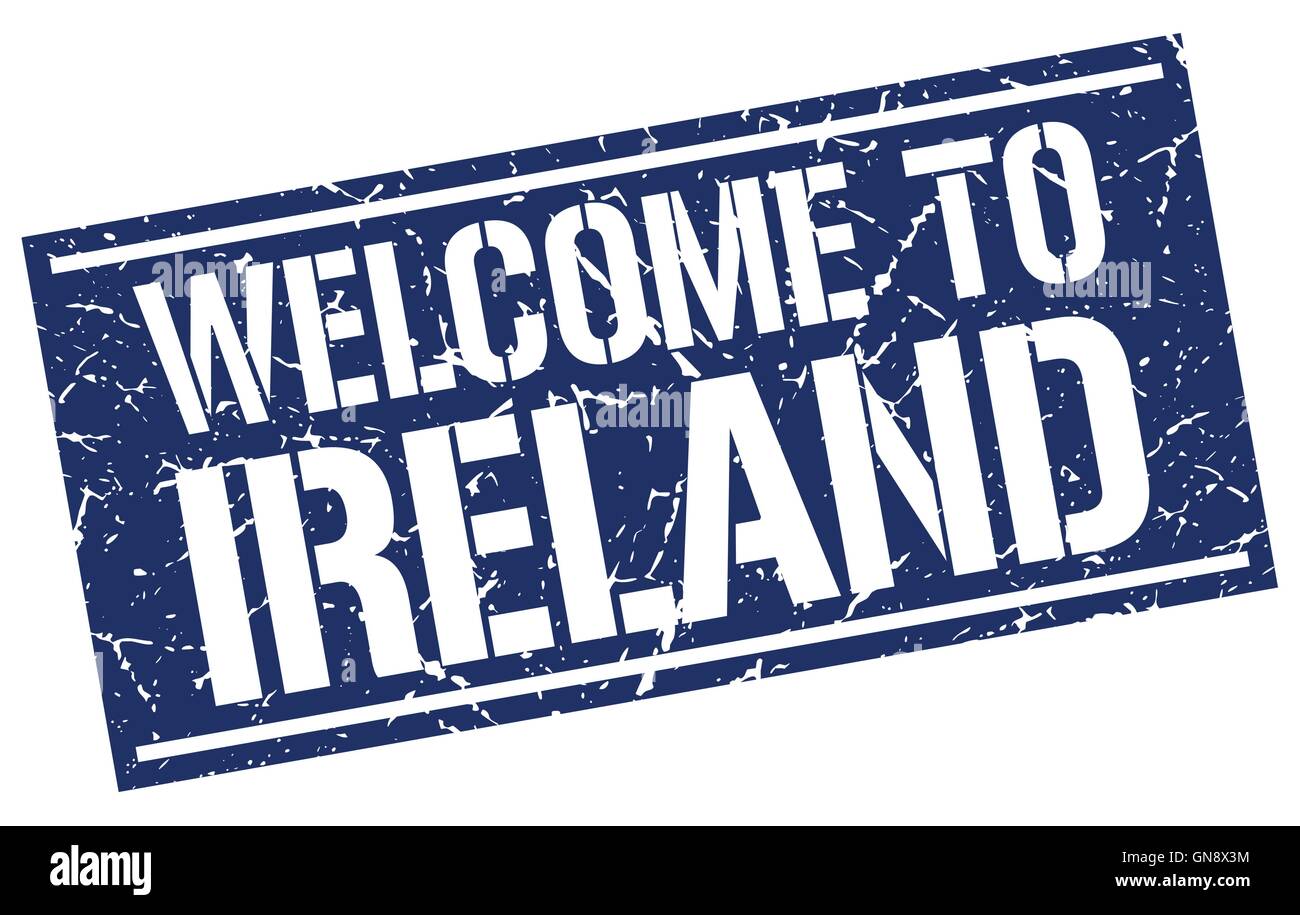 welcome to Ireland stamp Stock Vector Image & Art - Alamy