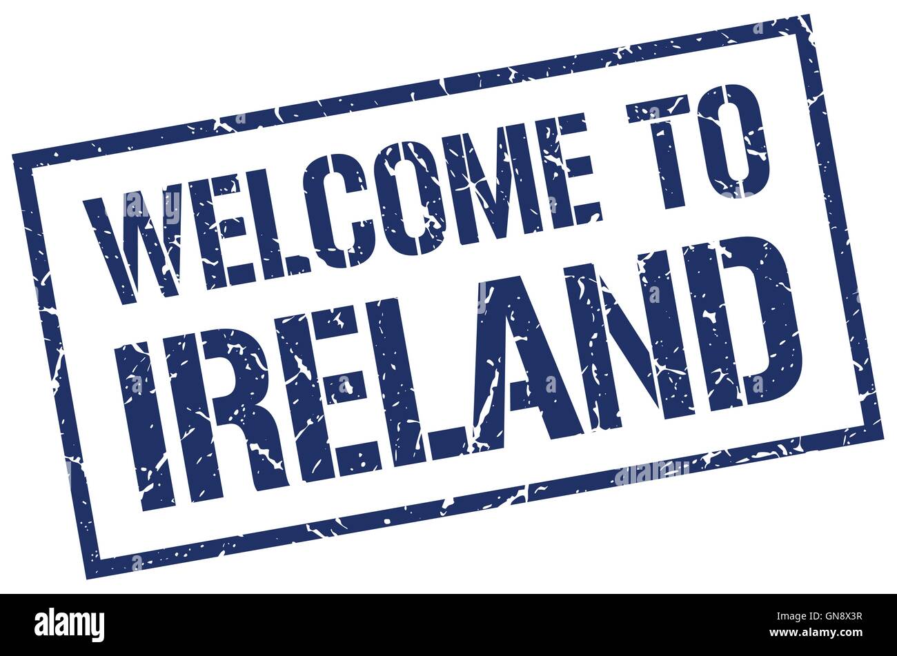 welcome to Ireland stamp Stock Vector Image & Art - Alamy