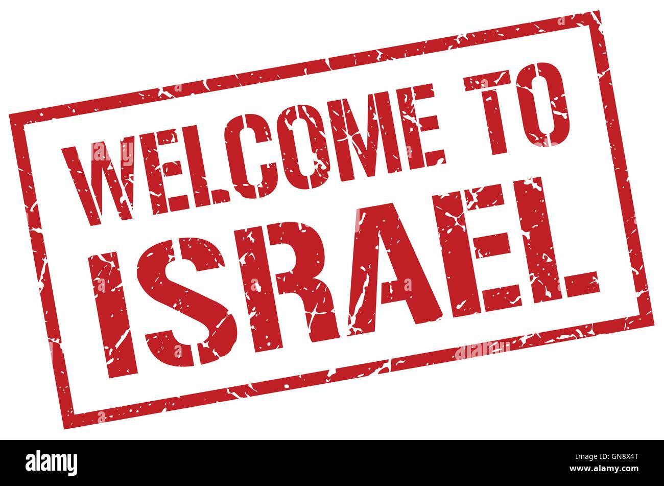 welcome to Israel stamp Stock Vector Image & Art - Alamy
