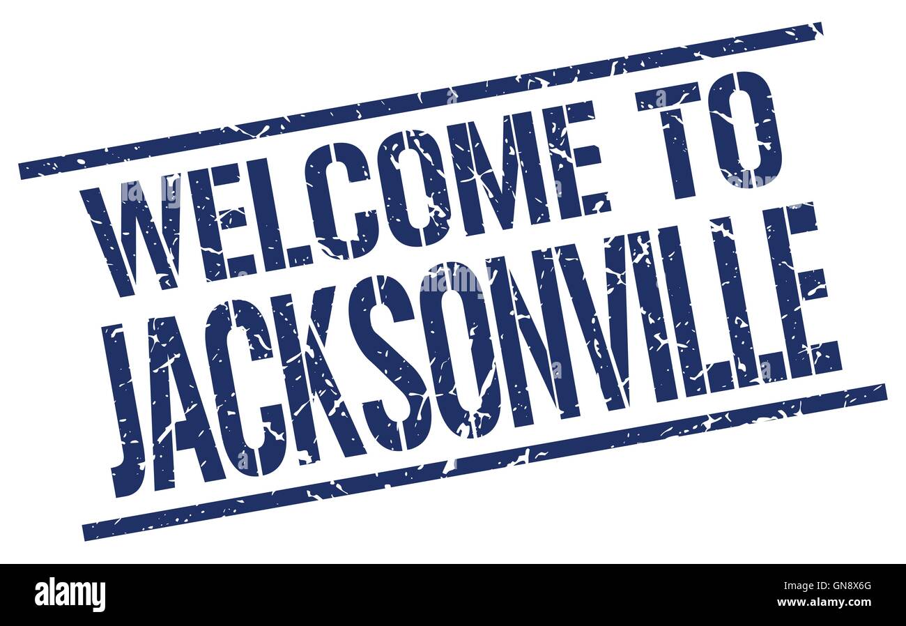 welcome to Jacksonville stamp Stock Vector Image & Art - Alamy