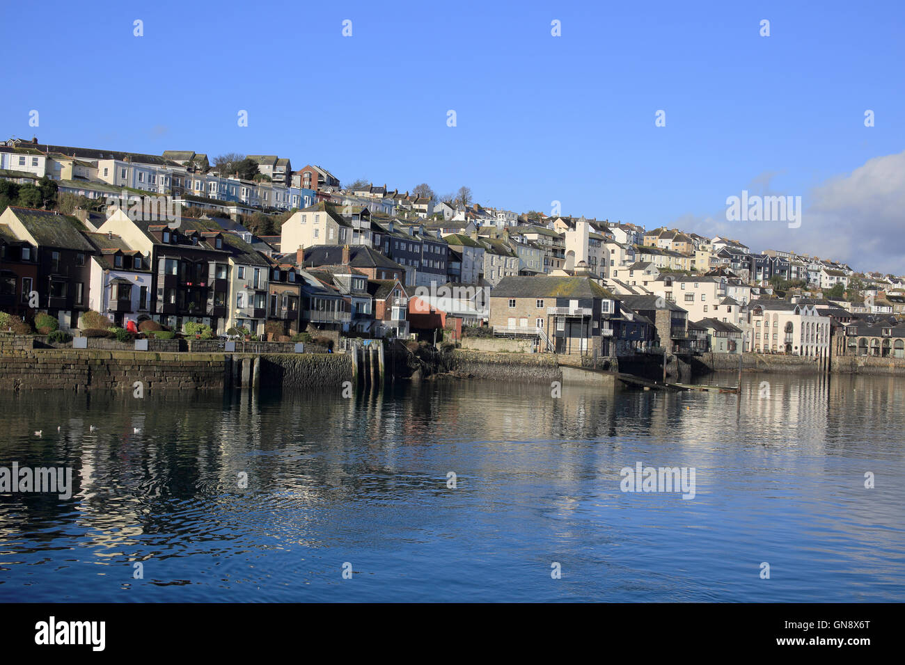 Quayside buildings, Falmouth, Cornwall, England, UK Stock Photo - Alamy