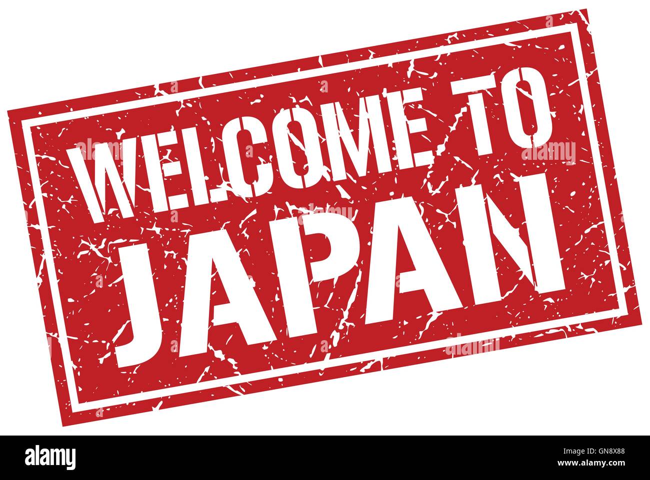 welcome to Japan stamp Stock Vector Image & Art - Alamy