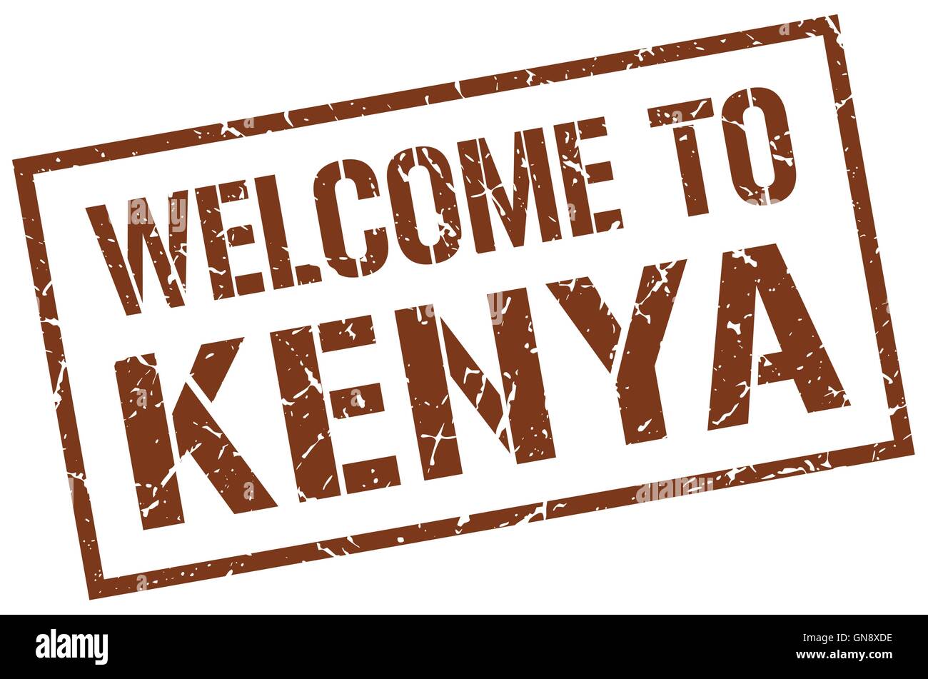 Welcome to kenya Stock Vector Images - Alamy