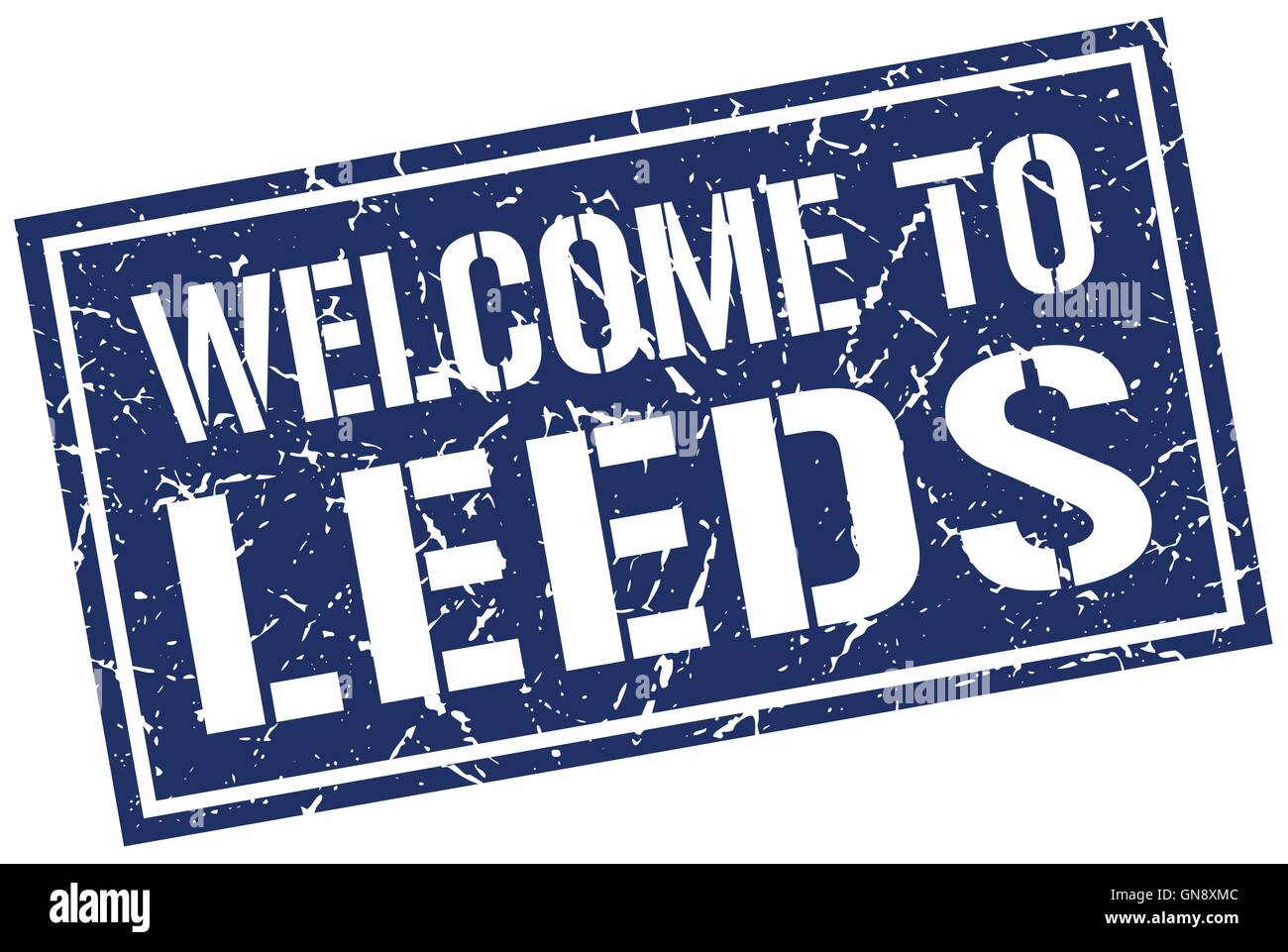 welcome to Leeds stamp Stock Vector Image & Art - Alamy