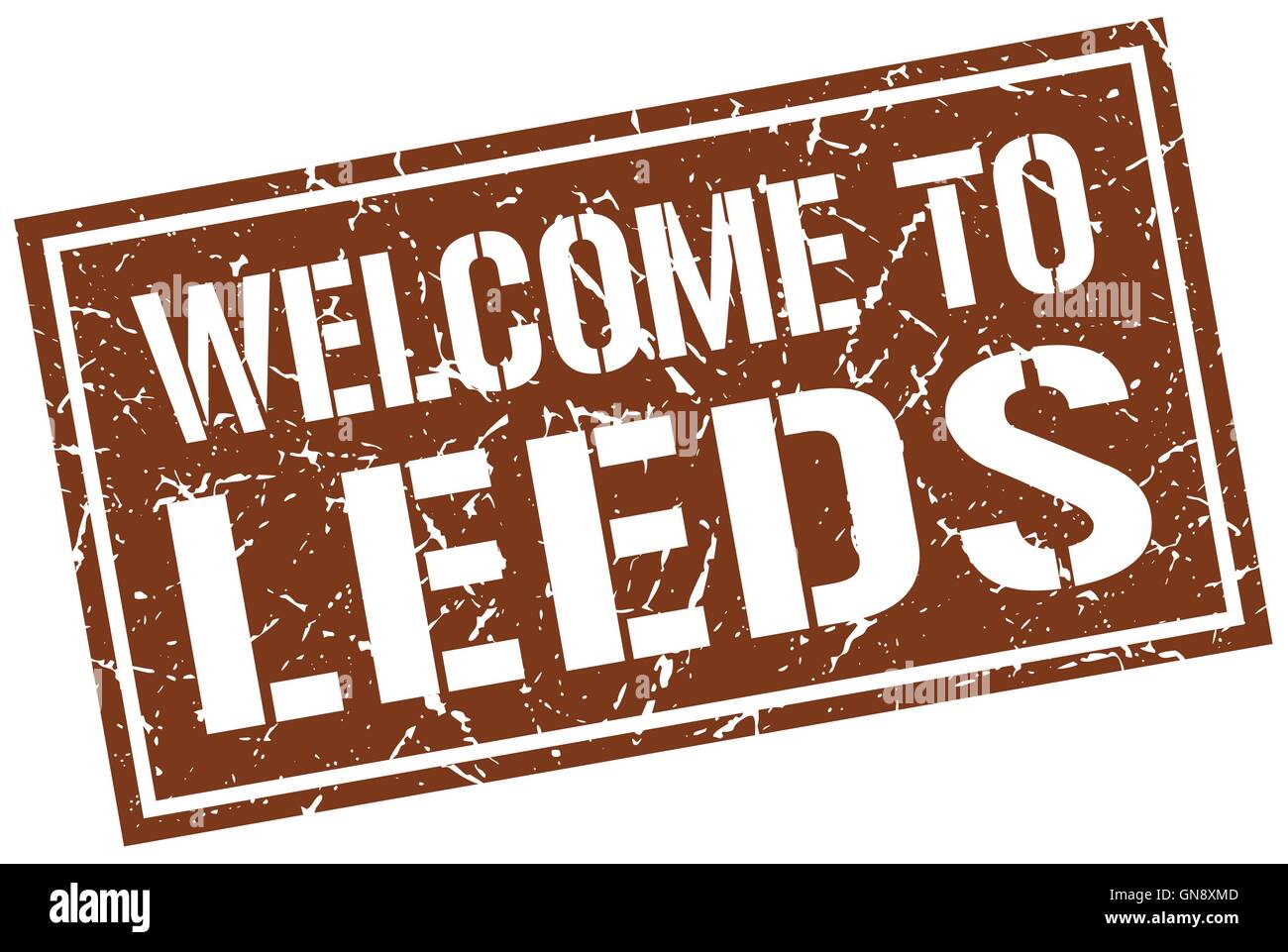 welcome to Leeds stamp Stock Vector Image & Art - Alamy