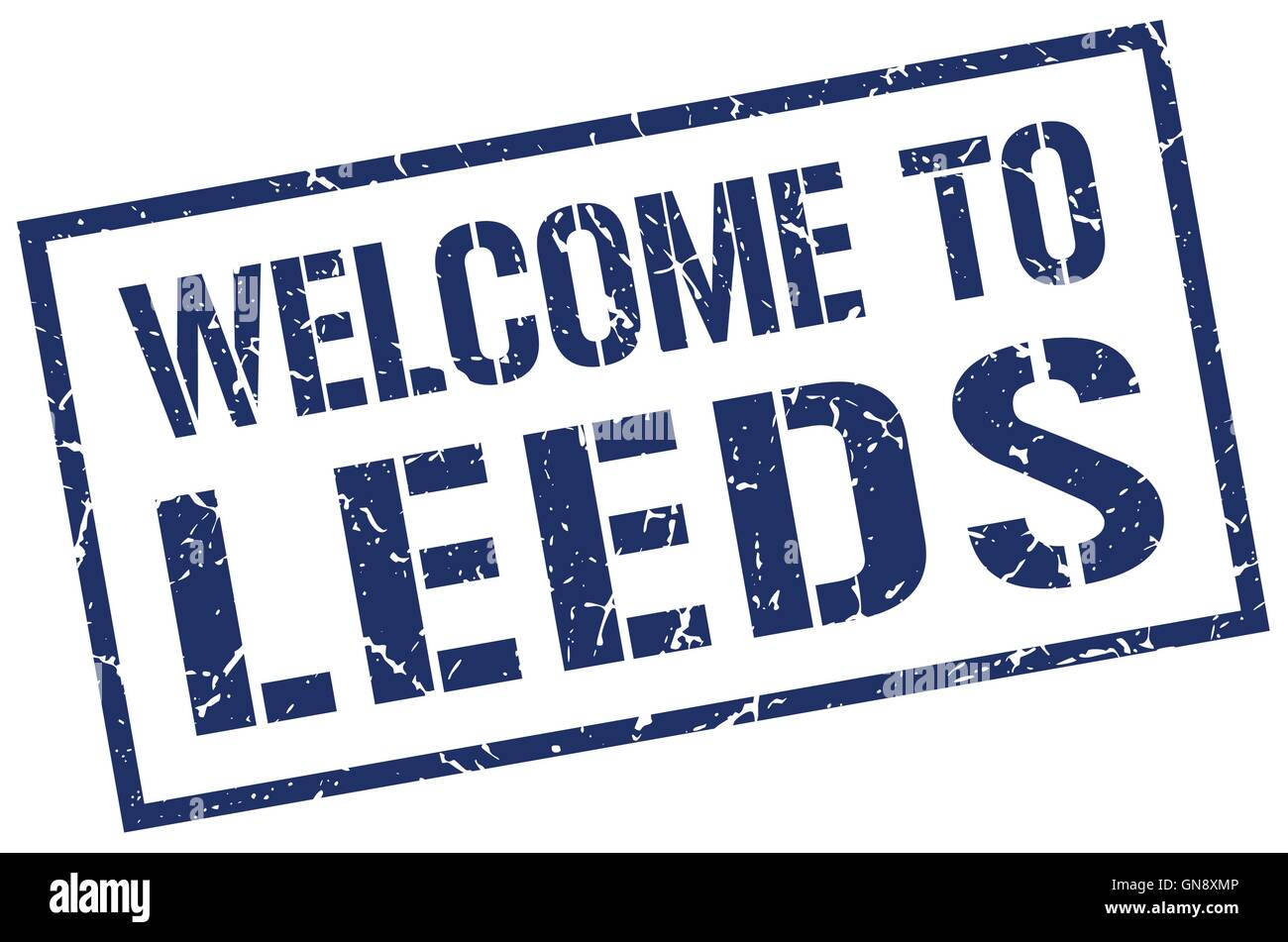 welcome to Leeds stamp Stock Vector Image & Art - Alamy