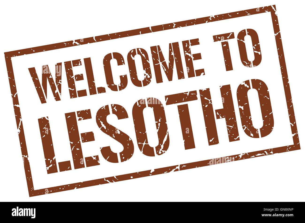 Lesotho stamp Stock Vector Images - Alamy