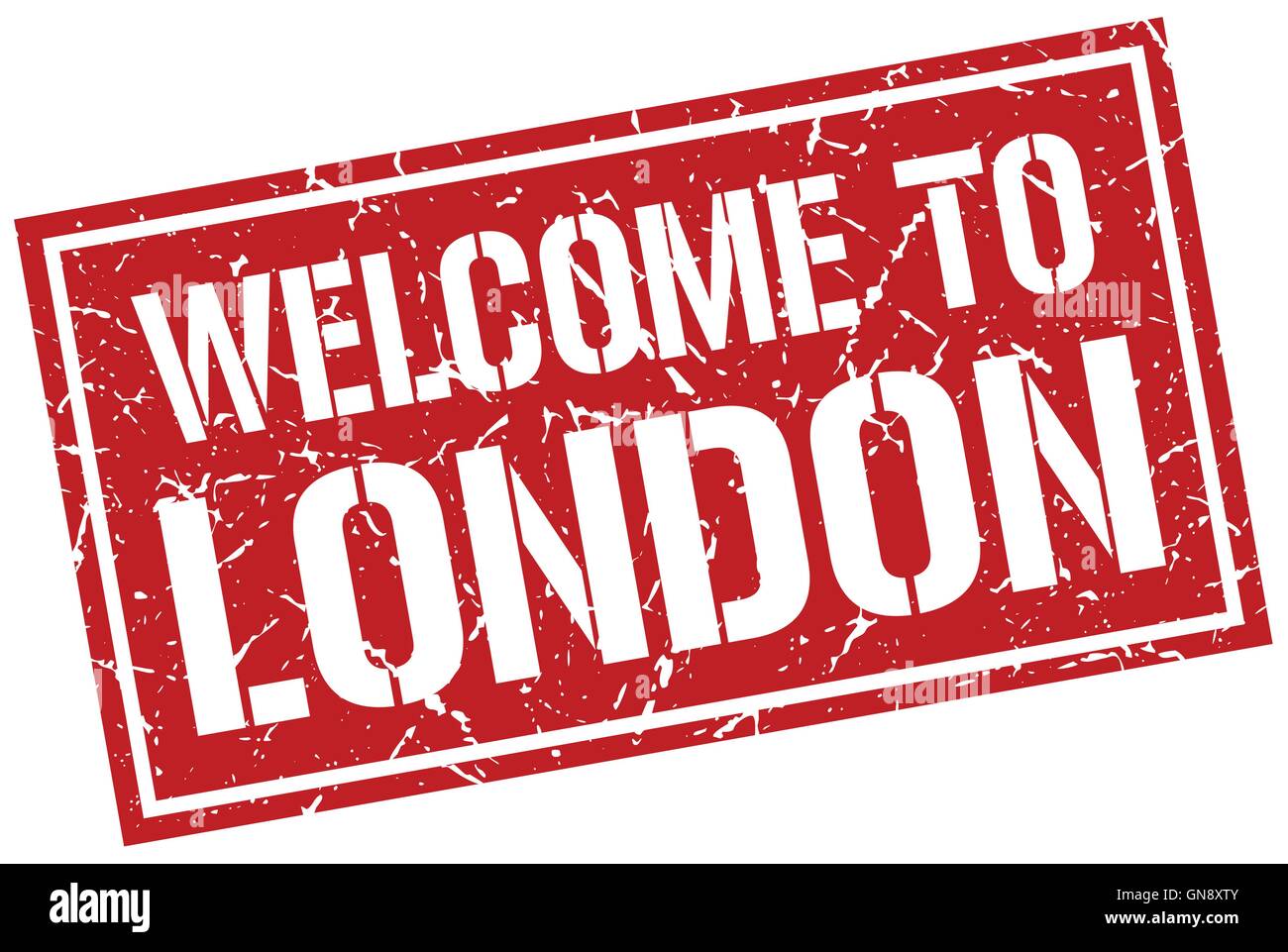 welcome to London stamp Stock Vector Image & Art - Alamy