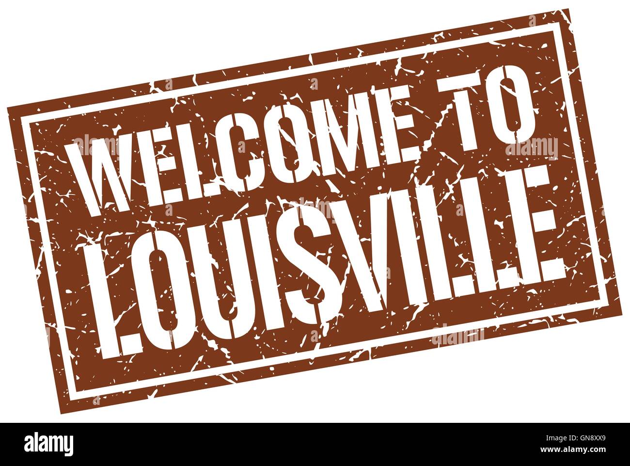 welcome to Louisville stamp Stock Vector Image & Art - Alamy