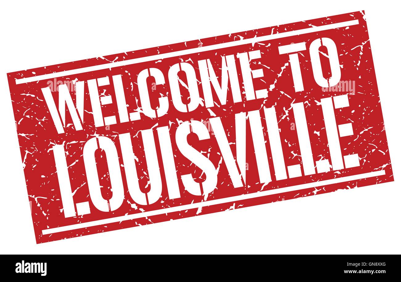 welcome to Louisville stamp Stock Vector Image & Art - Alamy