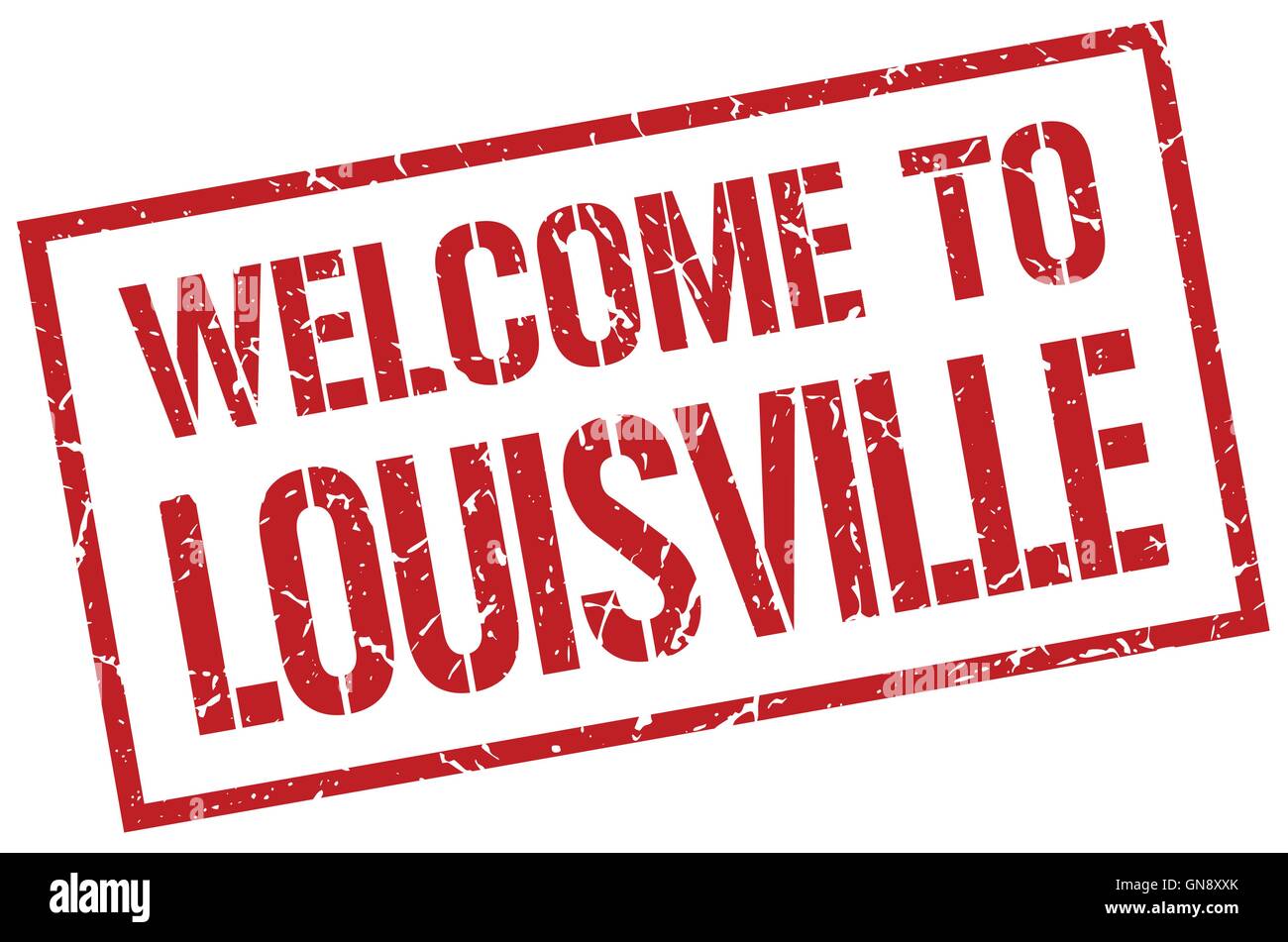 welcome to Louisville stamp Stock Vector Image & Art - Alamy