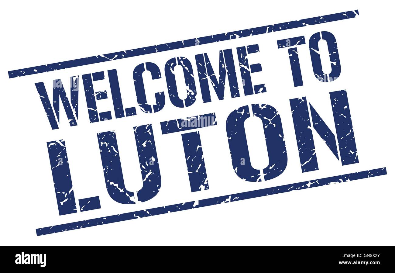 welcome to Luton stamp Stock Vector Image & Art - Alamy
