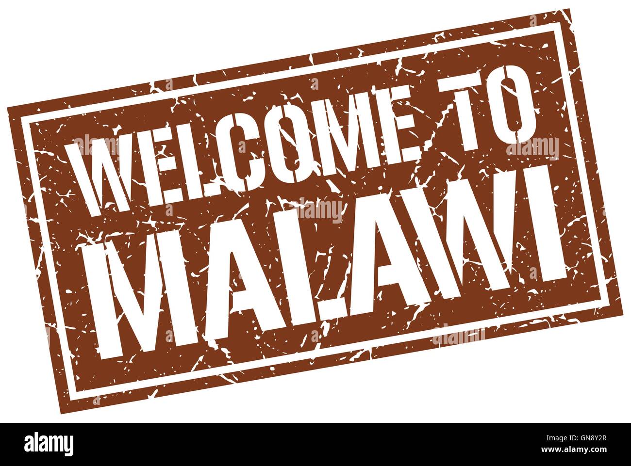 welcome to Malawi stamp Stock Vector Image & Art - Alamy