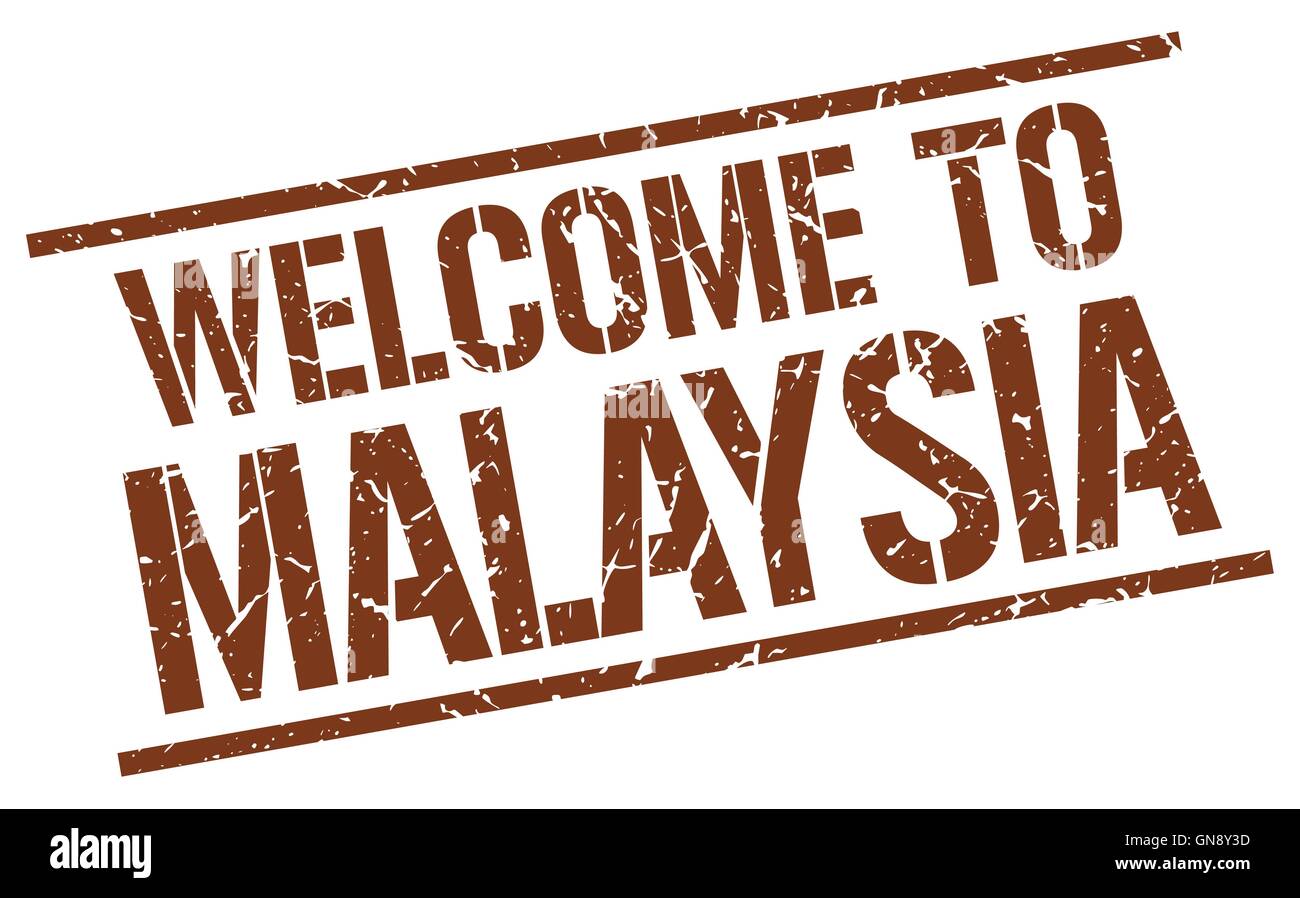 Welcome to malaysia Stock Vector Images - Alamy