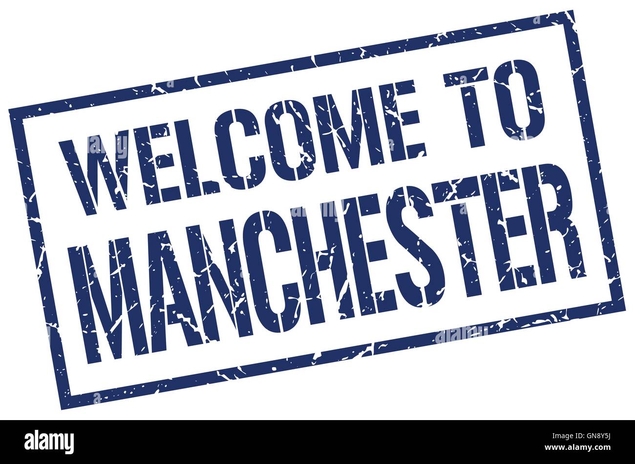 welcome to Manchester stamp Stock Vector Image & Art - Alamy