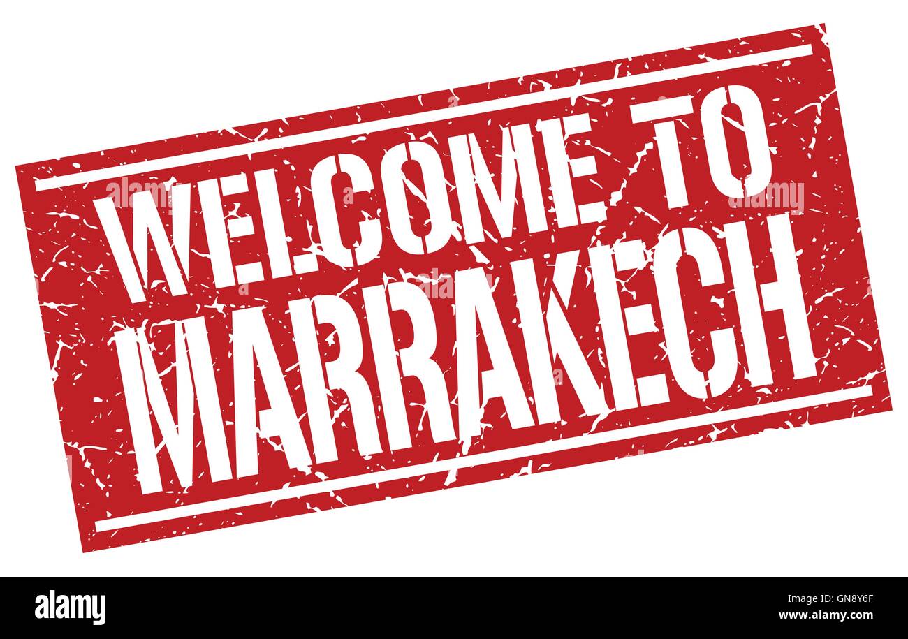 Welcome To Marrakech High Resolution Stock Photography and Images - Alamy