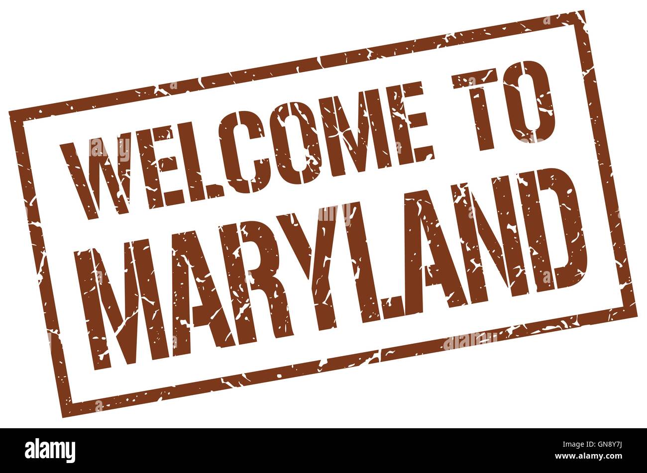 Maryland stamp vector vectors hi-res stock photography and images - Alamy