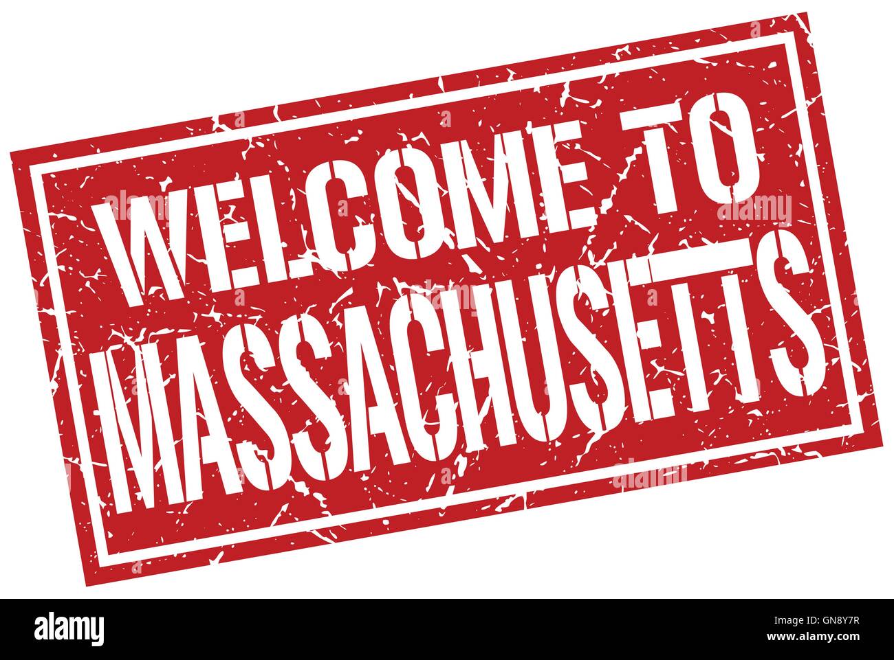 welcome to Massachusetts stamp Stock Vector Image & Art - Alamy