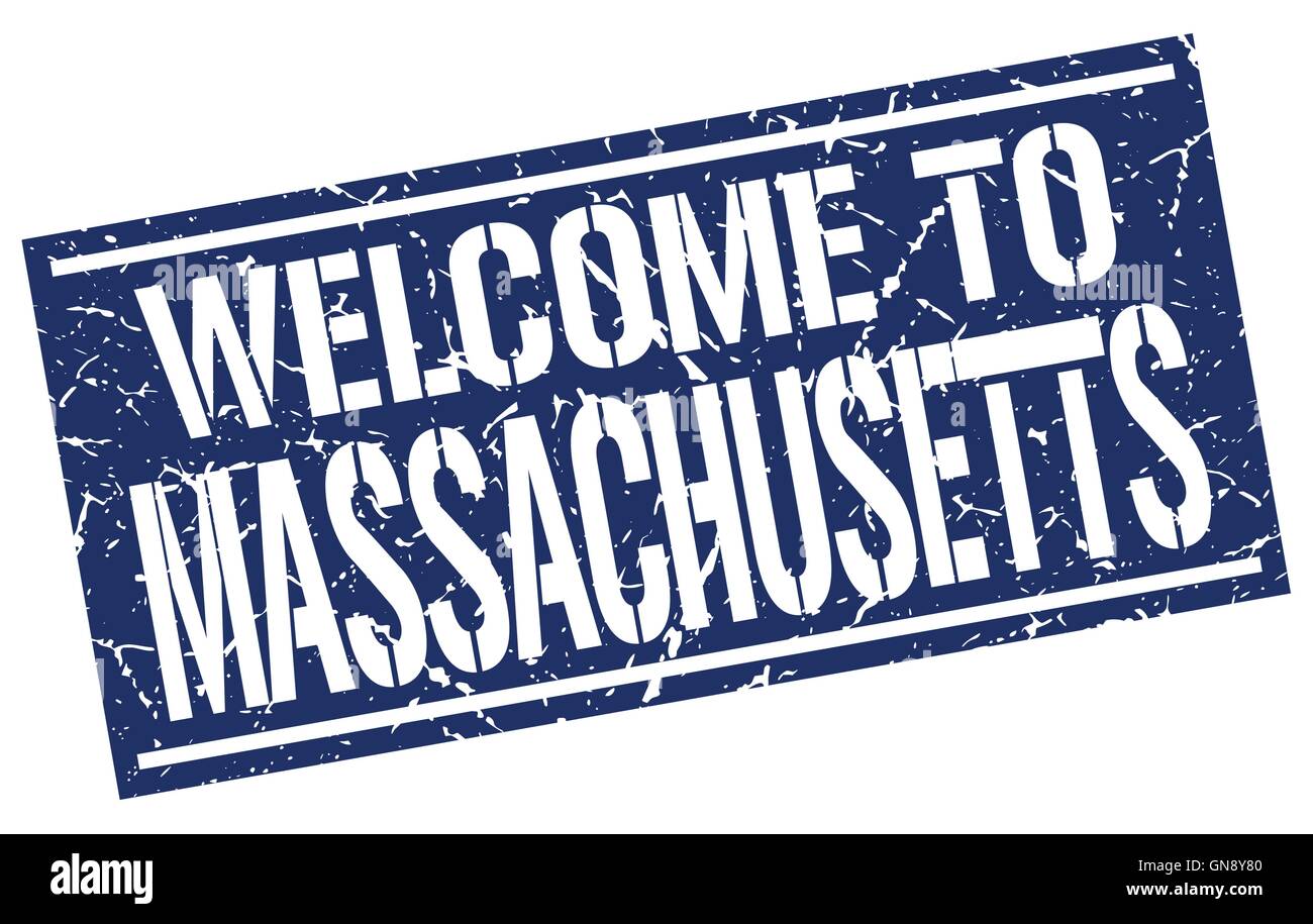 welcome to Massachusetts stamp Stock Vector Image & Art - Alamy