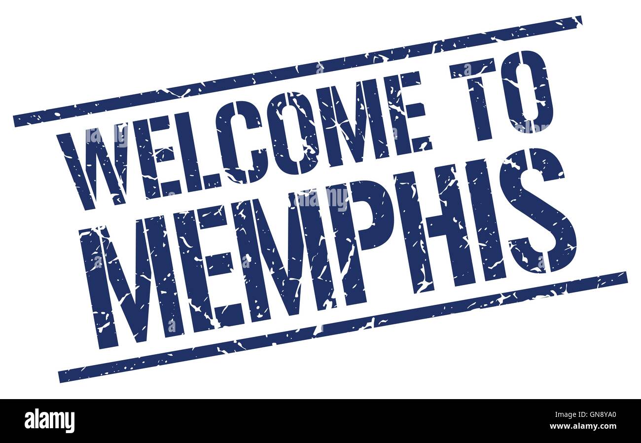 welcome to Memphis stamp Stock Vector Image & Art - Alamy