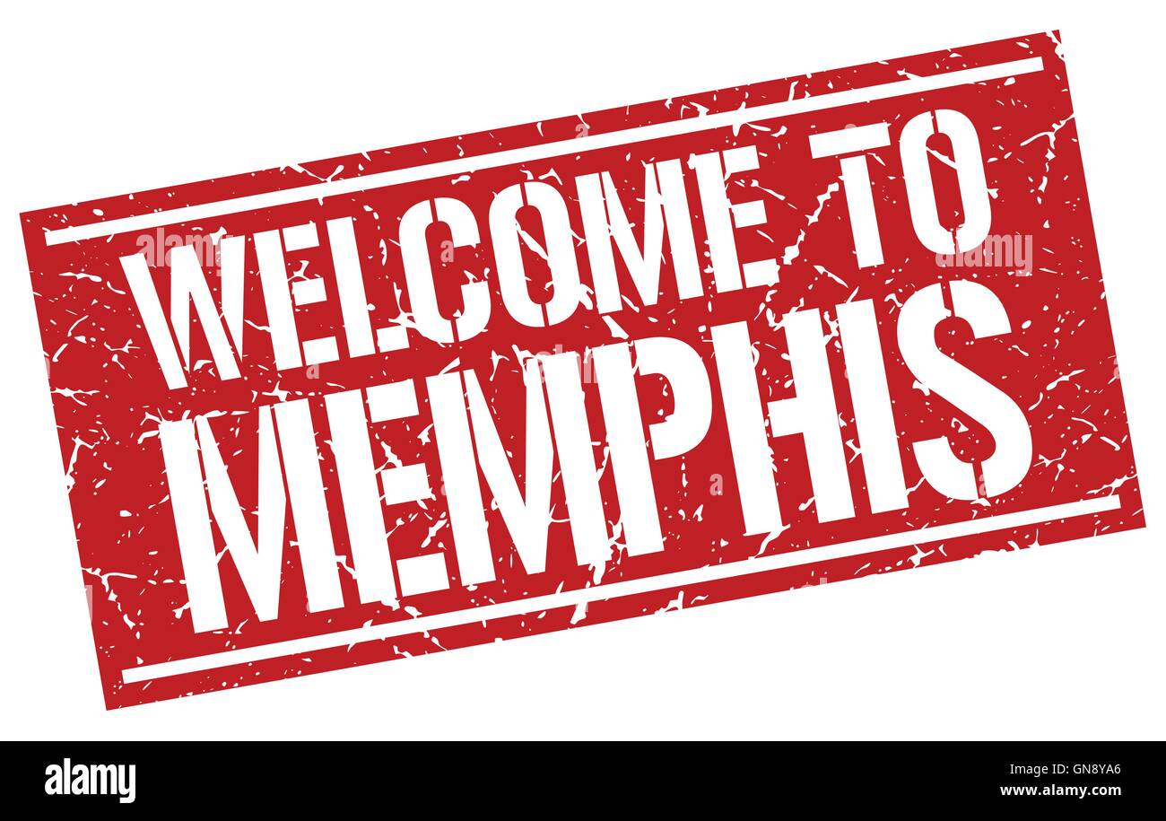 welcome to Memphis stamp Stock Vector Image & Art - Alamy