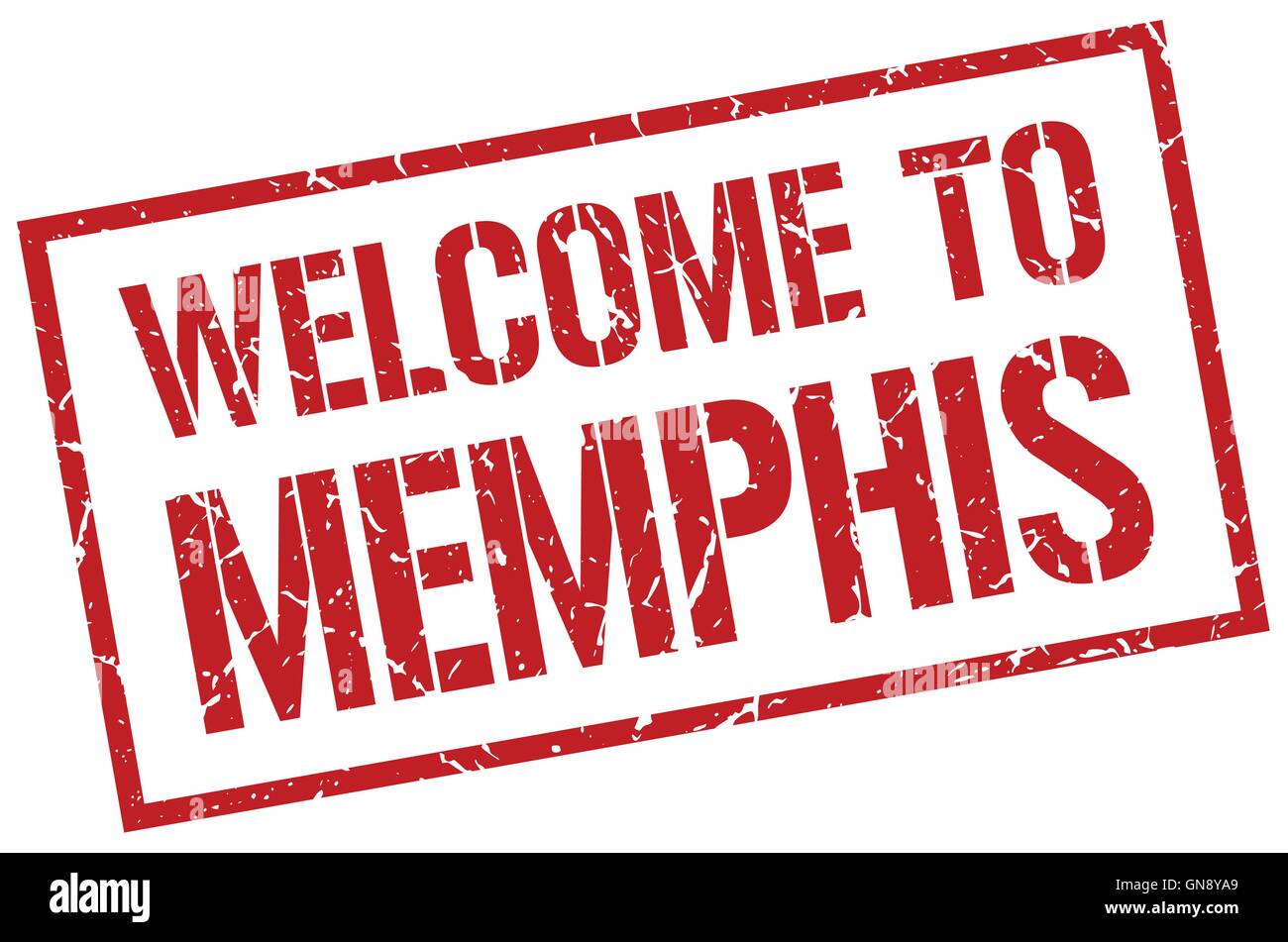 welcome to Memphis stamp Stock Vector Image & Art - Alamy