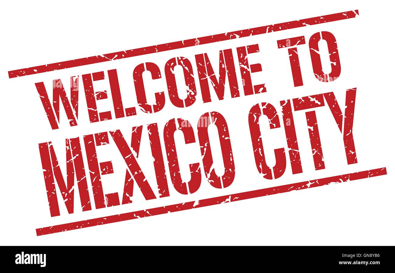 Welcome mexico stamp Cut Out Stock Images & Pictures - Alamy