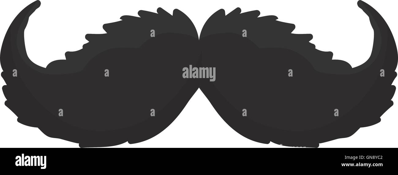 mustache male hair design Stock Vector Image & Art - Alamy