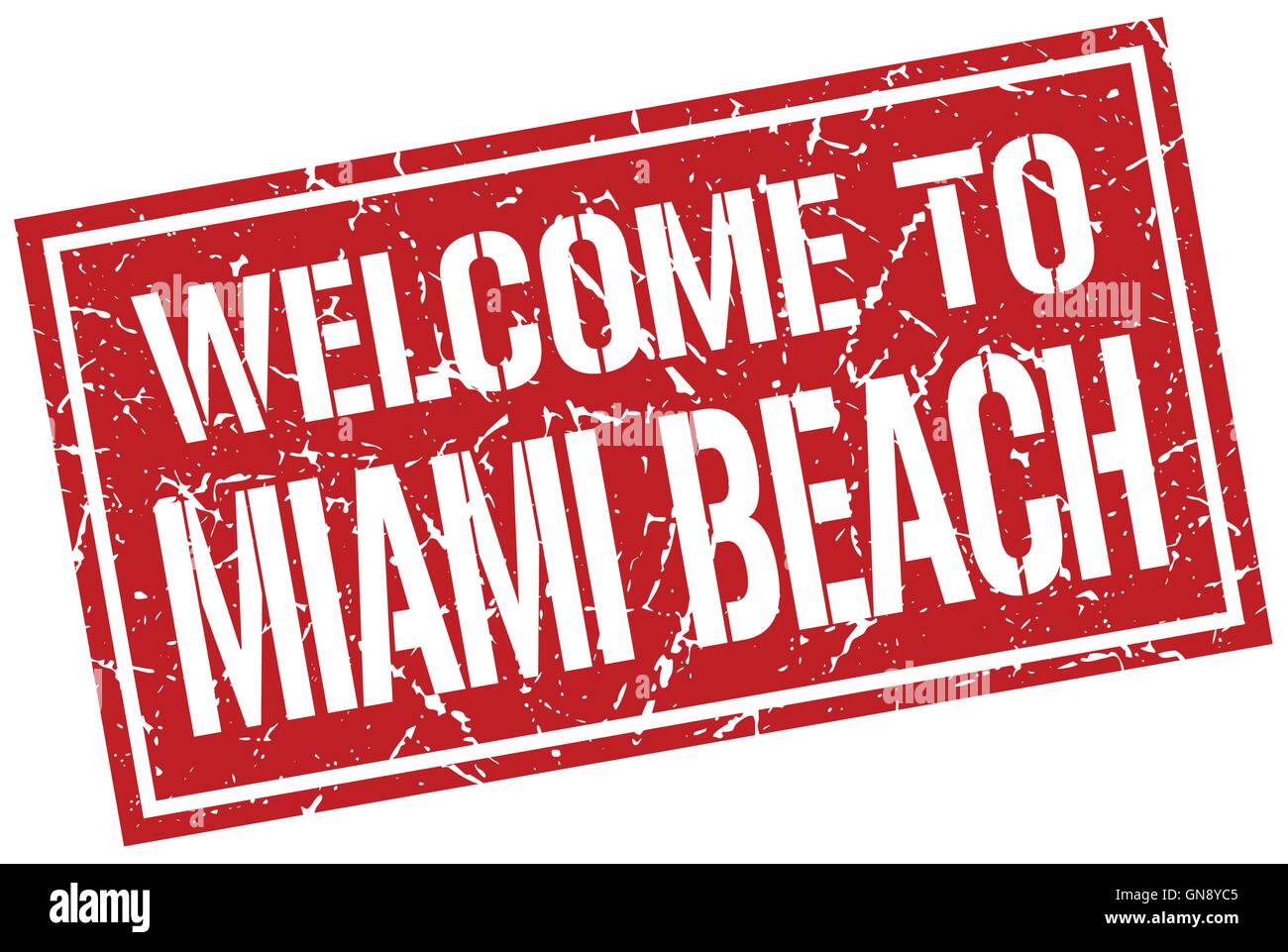 Welcome to miami beach Stock Vector Images - Alamy