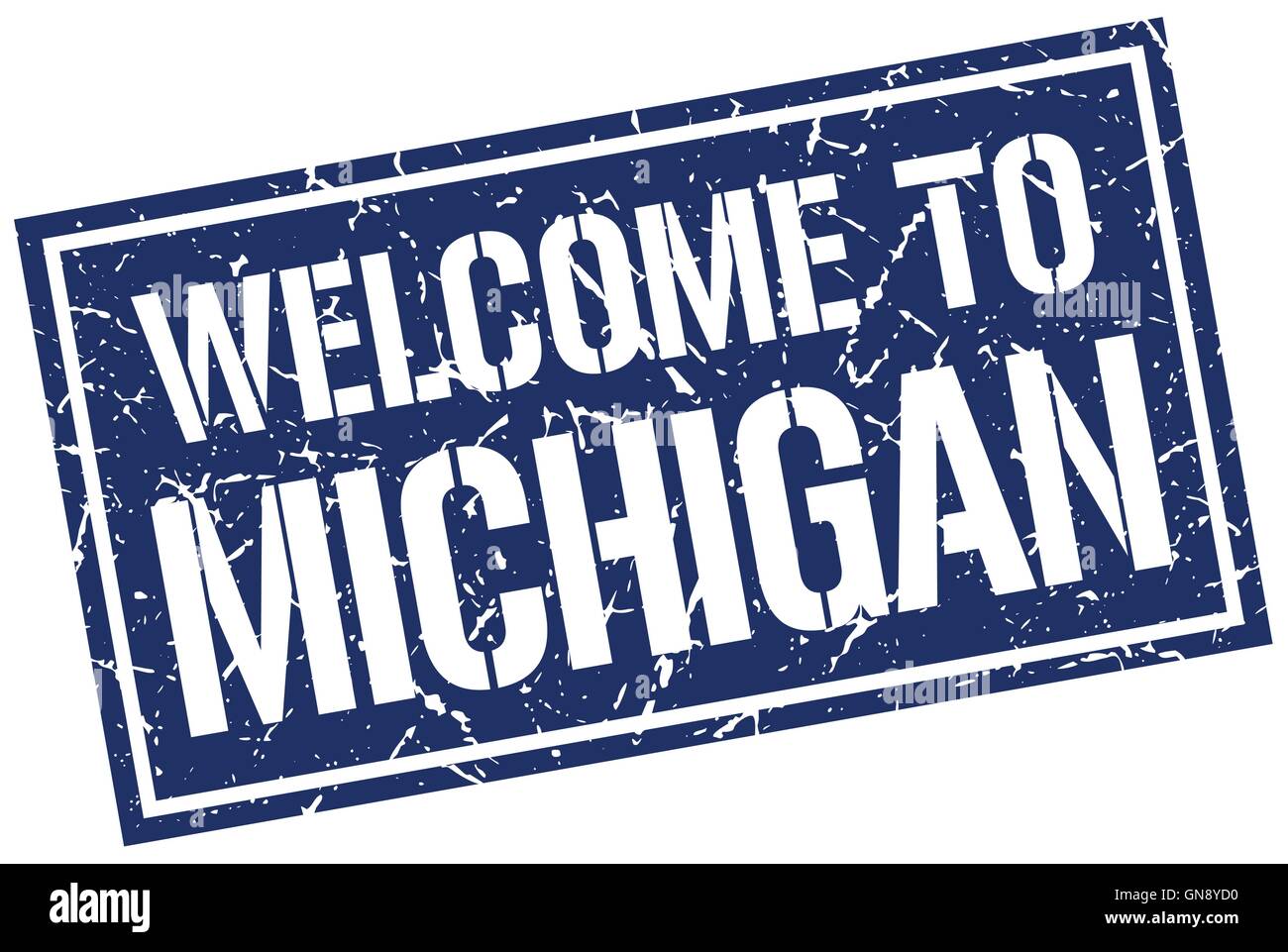 welcome to Michigan stamp Stock Vector Image & Art - Alamy