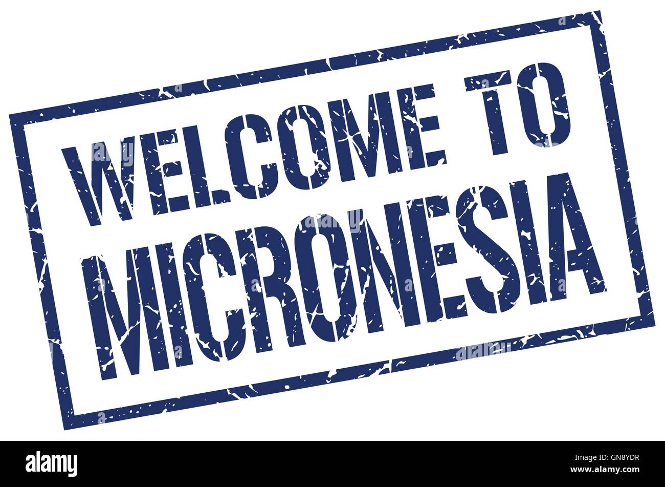 welcome to Micronesia stamp Stock Vector Image & Art - Alamy