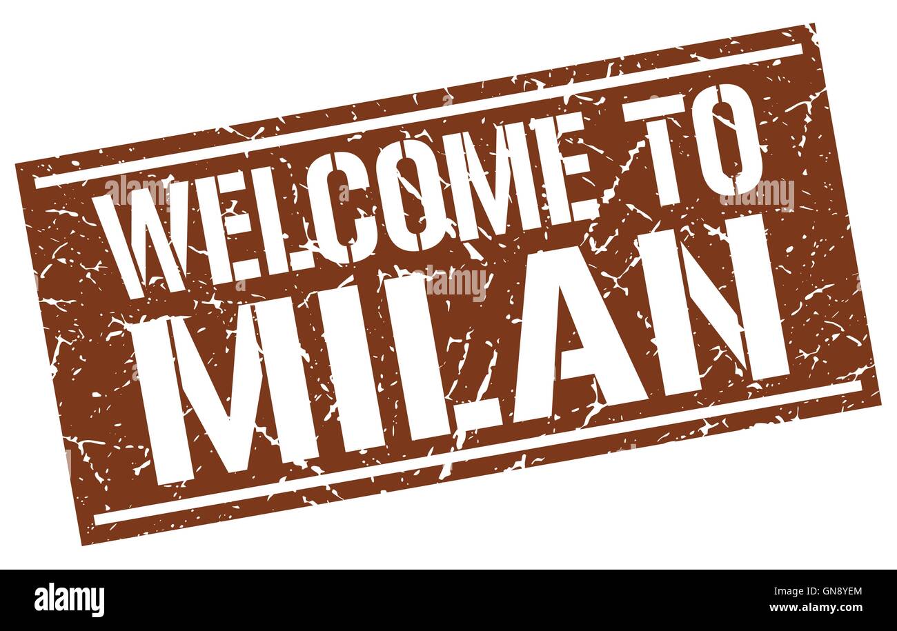 Milan stamp Stock Vector Images - Alamy