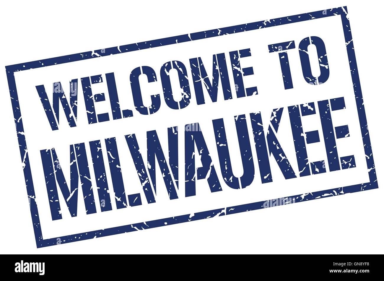 welcome to Milwaukee stamp Stock Vector Image & Art - Alamy