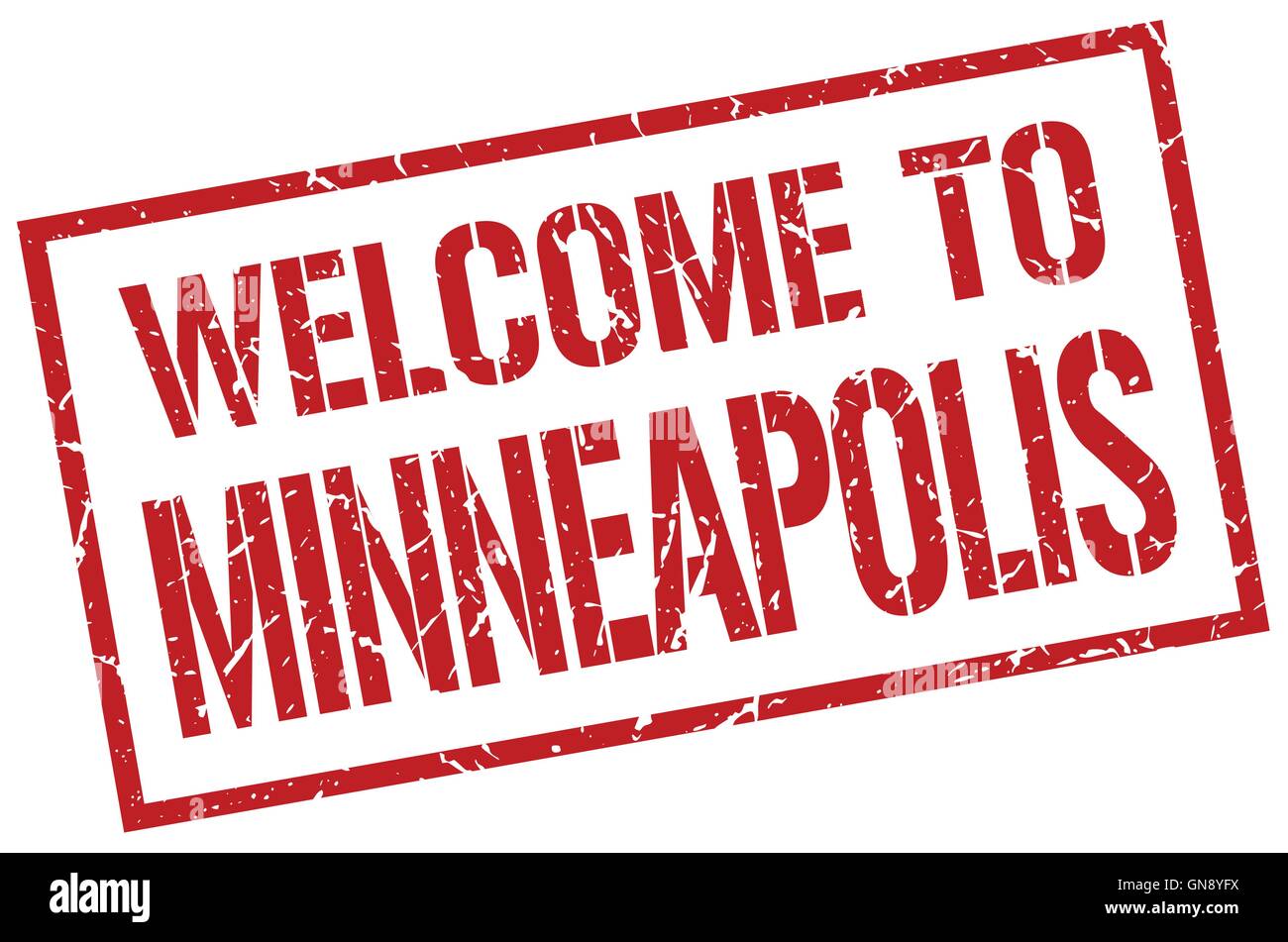 welcome to Minneapolis stamp Stock Vector Image & Art - Alamy